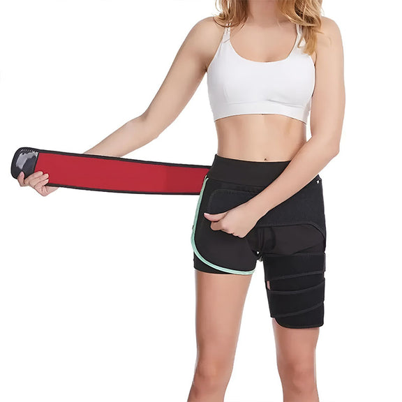 Hip & Groin Compression Brace/Wrap - Pain Relief & Support For Sciatica ...