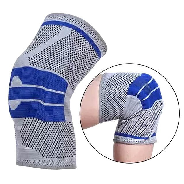 Patella Knee Brace Silicone Gel Pad & Embedded Spring Support – Austier