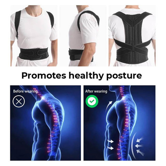 Posture Corrector Pro Back Brace For Shoulder Pain & Back Pain – Austier